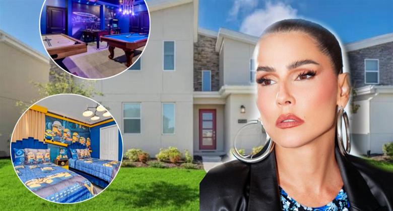 Diárias de R$ 3 mil, quartos temáticos e piscina: veja fotos da mansão de Deborah Secco nos EUA ...